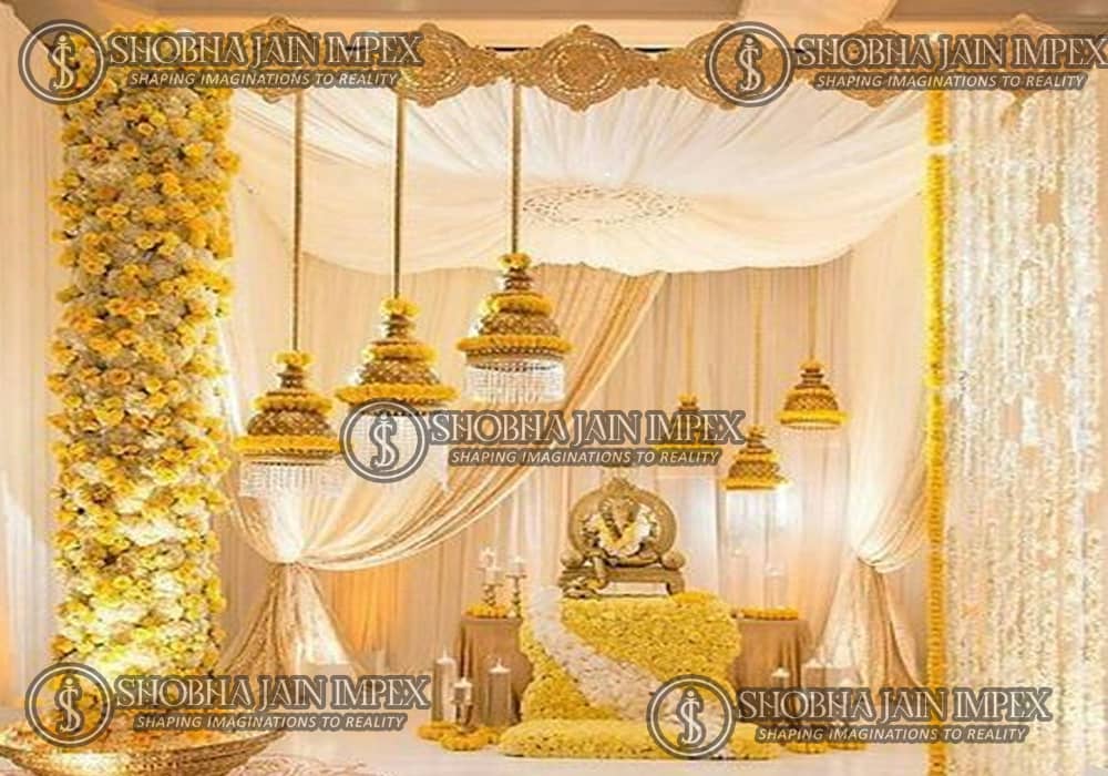 Bells Style Wedding Mandap Setup | Shobha Jain Impex