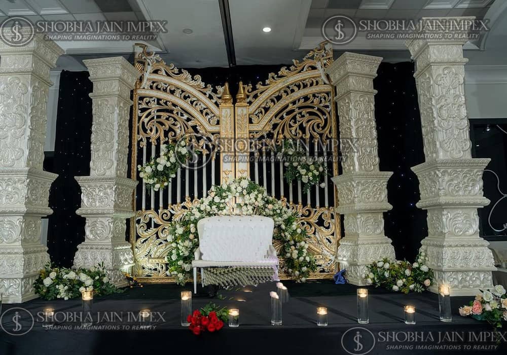 Asian Wedding Stage Setup | Shobha Jain Impex
