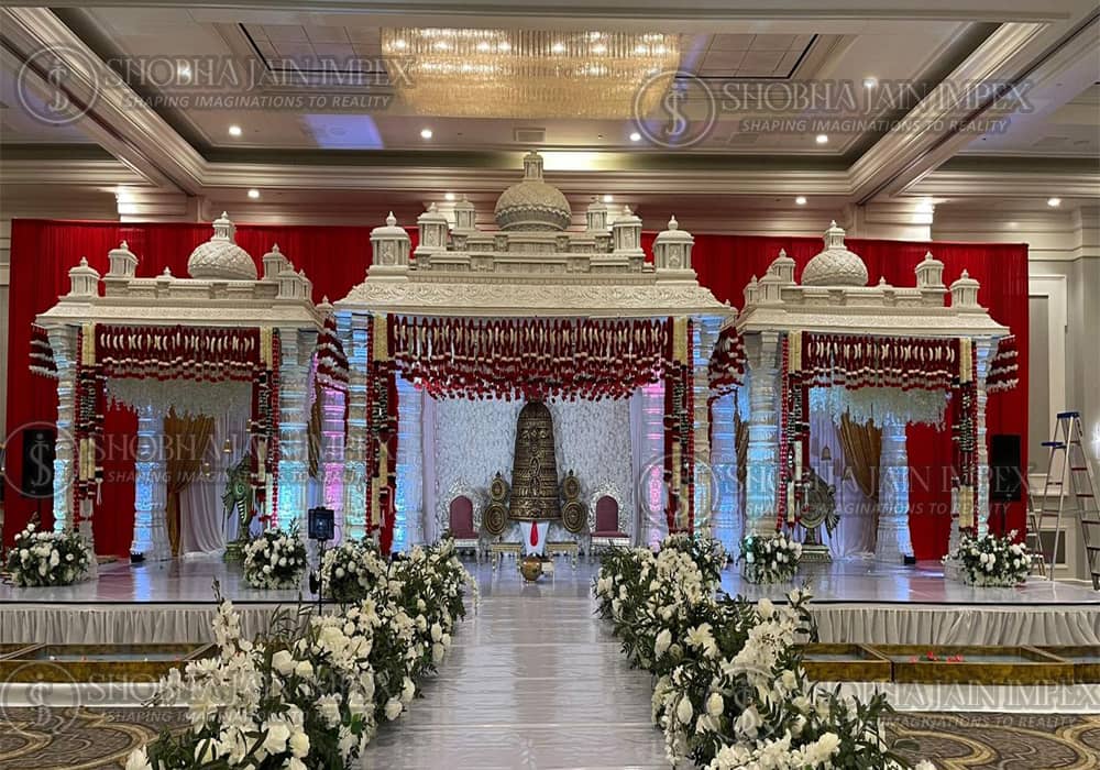 Grand South Indian Mandap Setup | Shobha Jain Impex