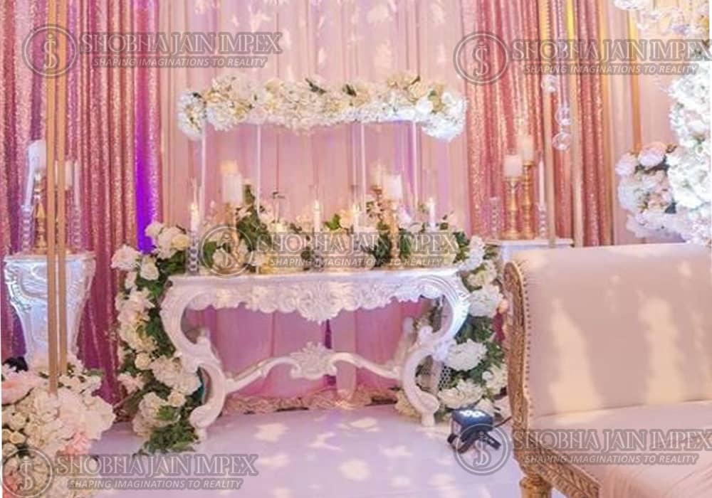 Wedding Stage Stools For Seating | Shobha Jain Impex